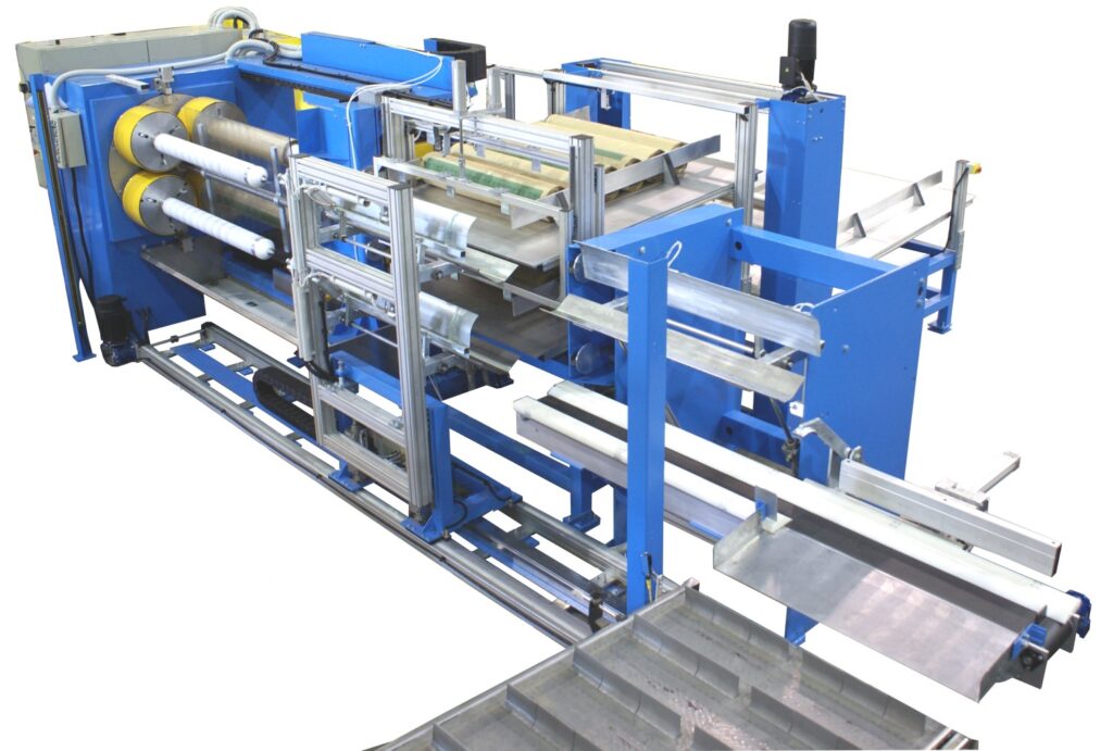 FEBA F4L 400 Series Four Shaft Twin Blade Automatic Lathe Slitter ...